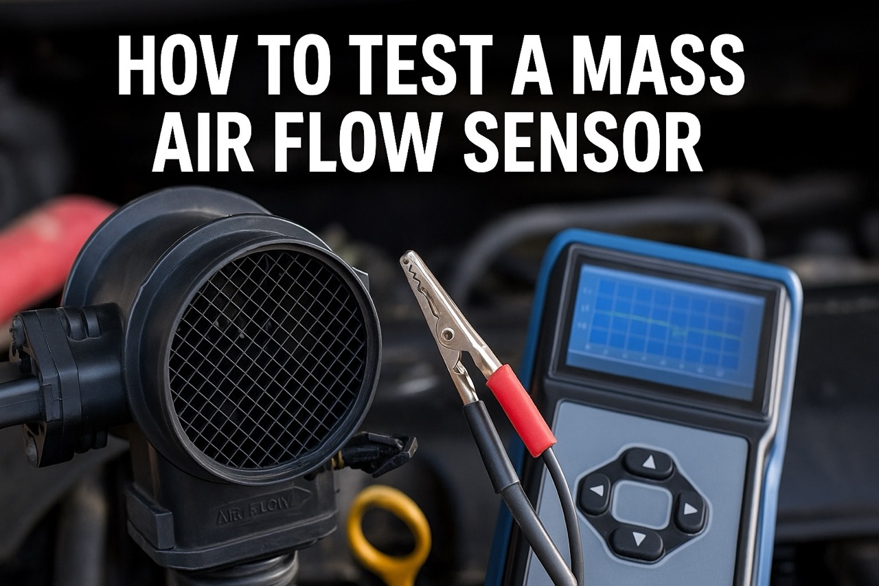 How to Test a Mass Air Flow Sensor with & without Multimeter (Step-by ...